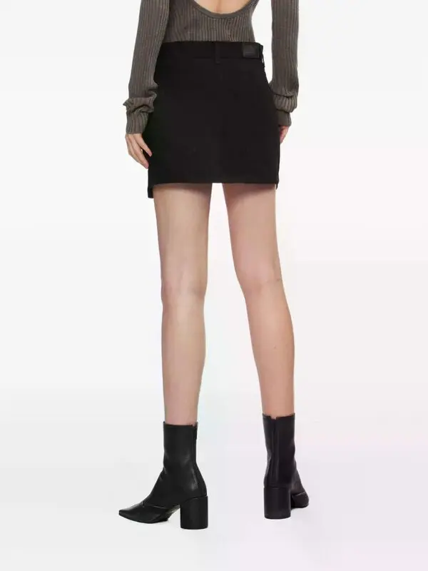 Helmut Lang Denim Mini Skirt With Pockets