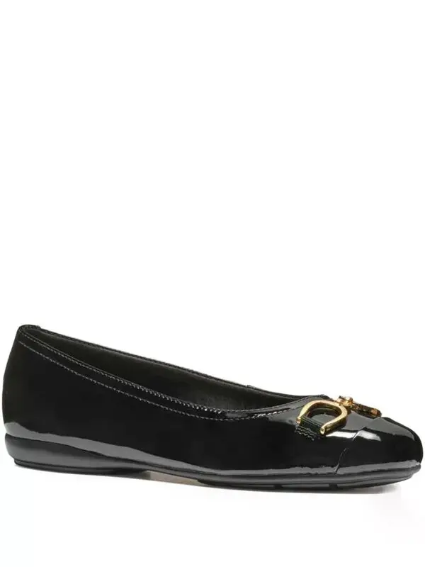 Geox Buckle Detail Ballerina Flats