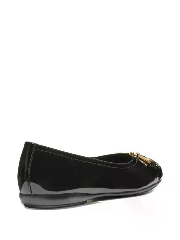 Geox Buckle Detail Ballerina Flats