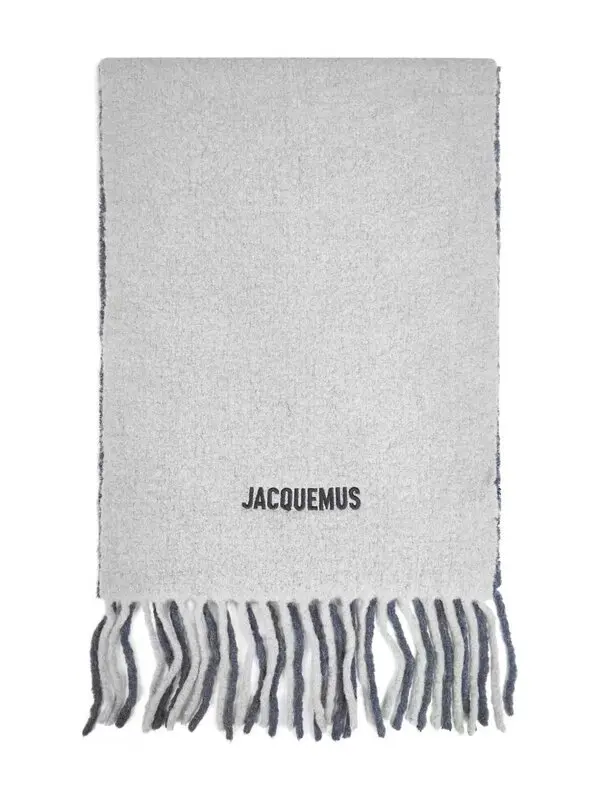 Jacquemus The Moisson Scarf - Grey