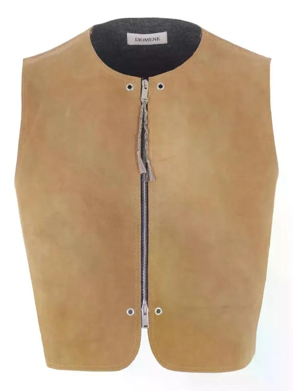 DIOMENE Suede Zip Vest