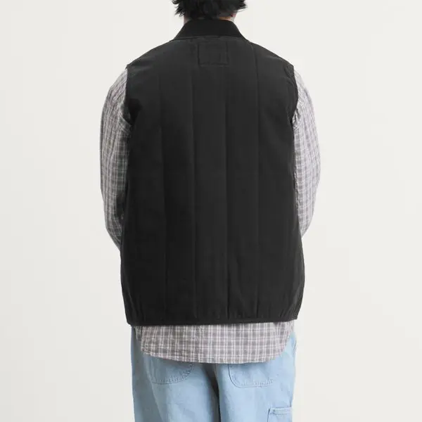 Dickies Quilted Canvas Vest - Black