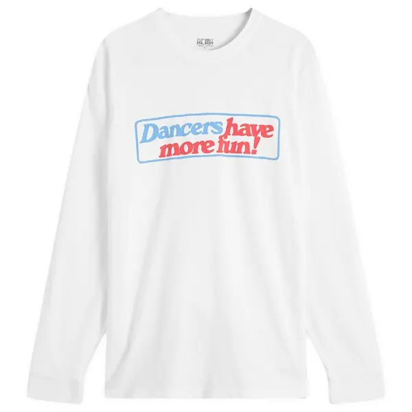 ACMH BY MAGIC CASTLES Dancers Have More Fun Ls T-shirt - Off White