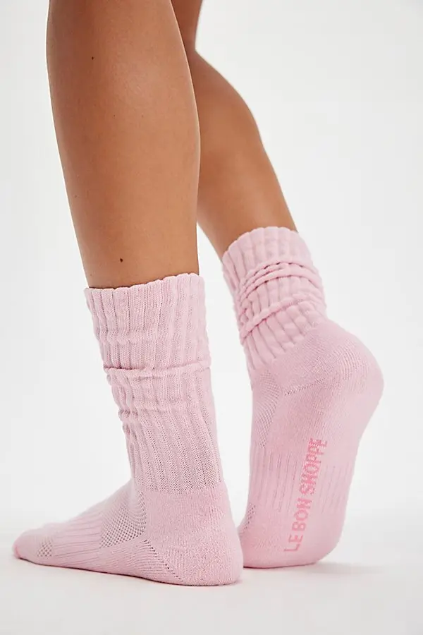 Free People Le Bon Ballet Socks - Ballet Pink