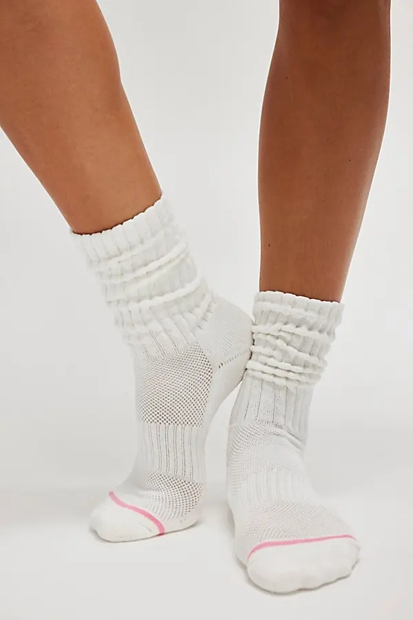 Free People Le Bon Ballet Socks - White