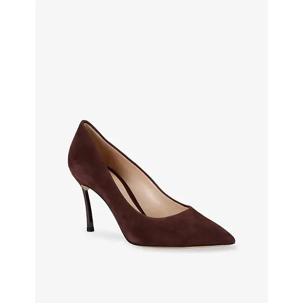 Casadei Blade 80 Suede Courts