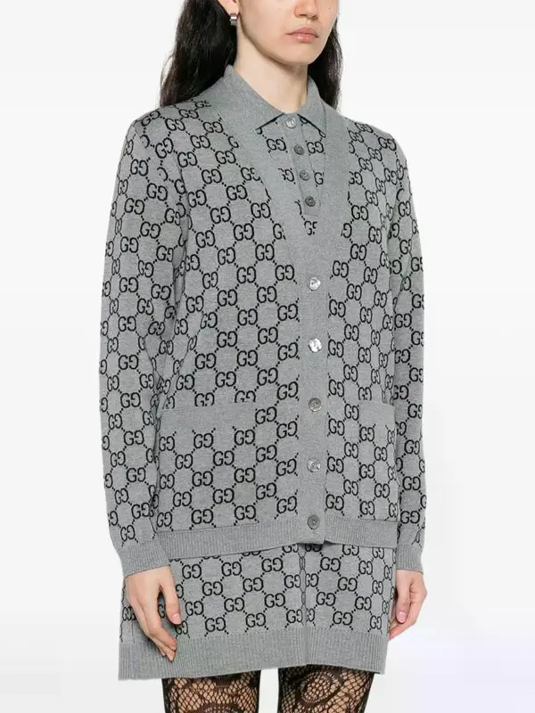 Gucci Gg-monogram Cardigan