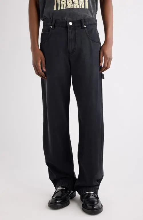Isabel Marant Lyocell & Cotton Twill Carpenter Pants