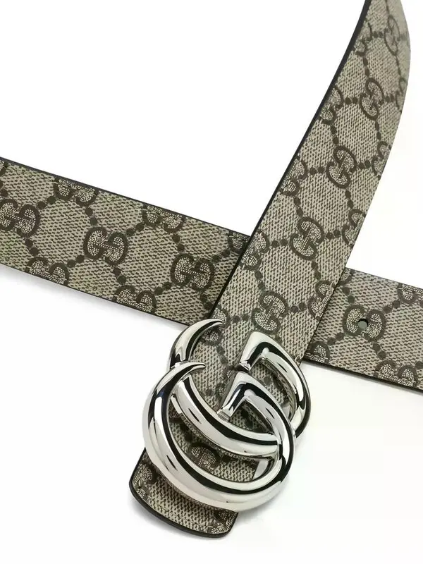 Gucci Gg Supreme Leather Reversible Belt