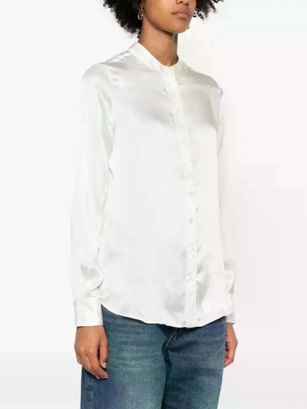 PIERRE-LOUIS MASCIA Silk Long Sleeve Shirt