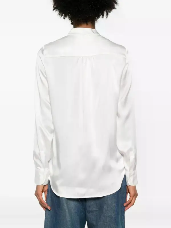 PIERRE-LOUIS MASCIA Silk Long Sleeve Shirt