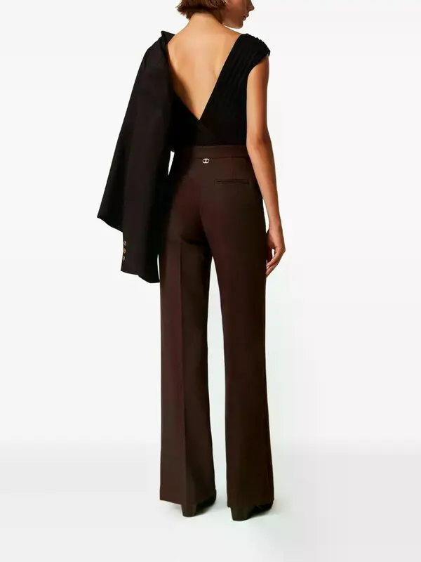 TWINSET High-waisted Flared Trousers