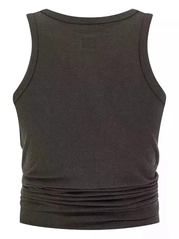 Magda Butrym Knot-detail Raw-texture Tank Top