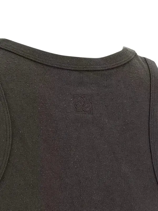 Magda Butrym Knot-detail Raw-texture Tank Top