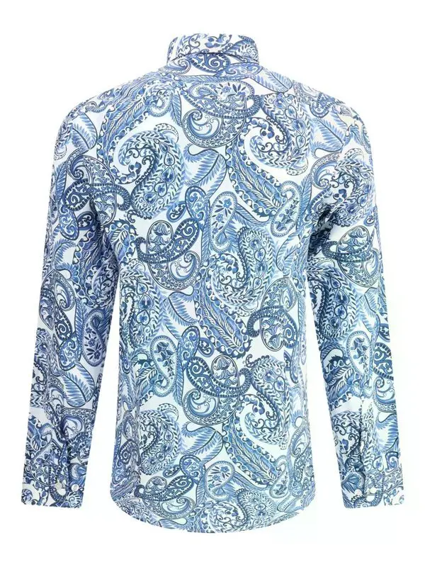 Etro Paisley-print Shirt - Blue