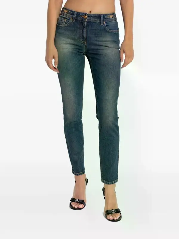 Versace Medusa-plaque Jeans