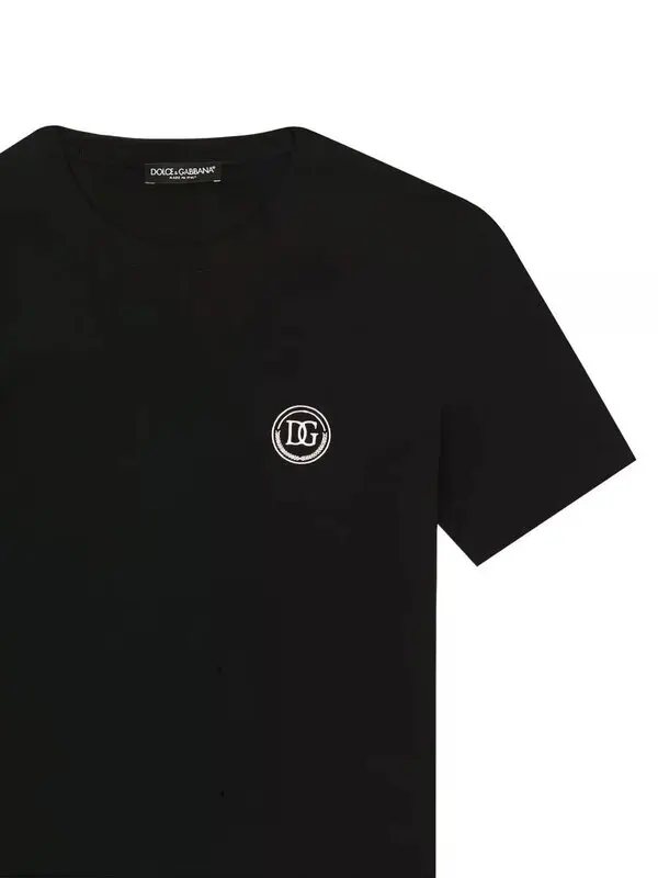 Dolce & Gabbana Logo-embroidered T-shirt