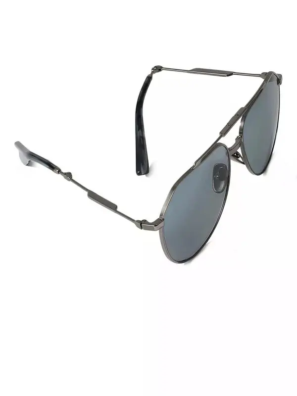 Dolce & Gabbana Stefano Pilot-frame Sunglasses - Silver