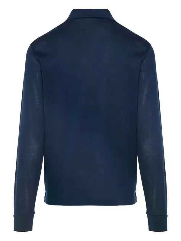 Paul & Shark Long-sleeve Polo Shirt - Blue