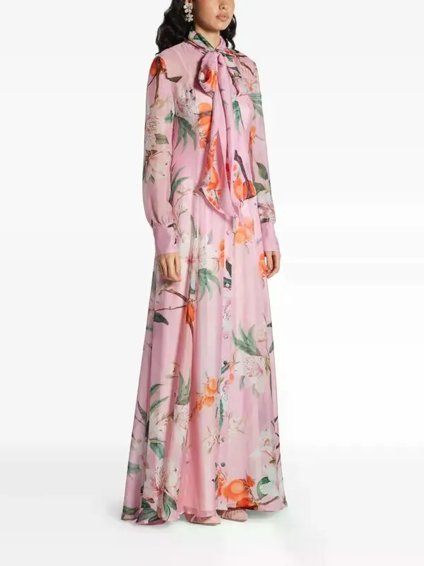 LEO LIN Lilith Floral-print Dress