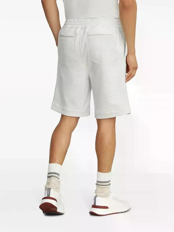 Brunello Cucinelli Drawstring-waist Jersey Track Shorts