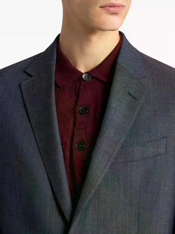 Etro Pinstripe Suit - Blue