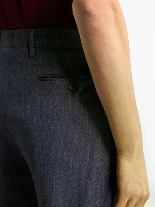 Etro Pinstripe Suit - Blue