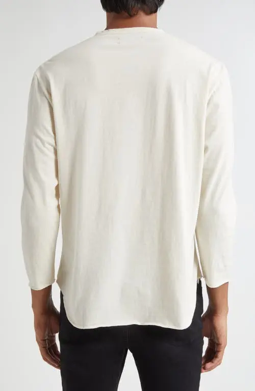 UNDERCOVERISM Eye Button Henley - Cream