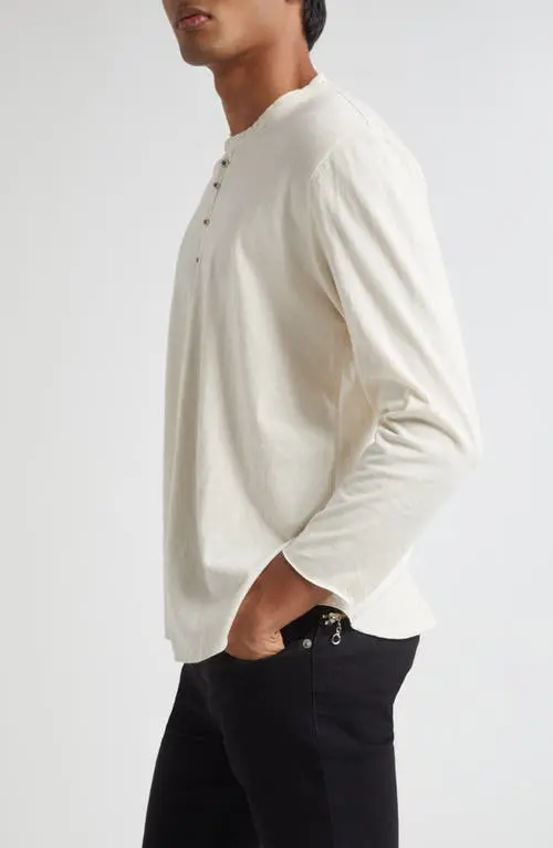 UNDERCOVERISM Eye Button Henley - Cream