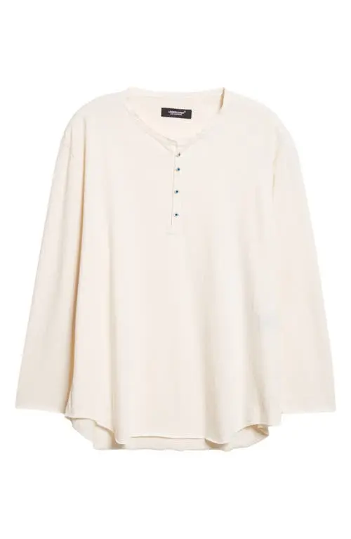 UNDERCOVERISM Eye Button Henley - Cream