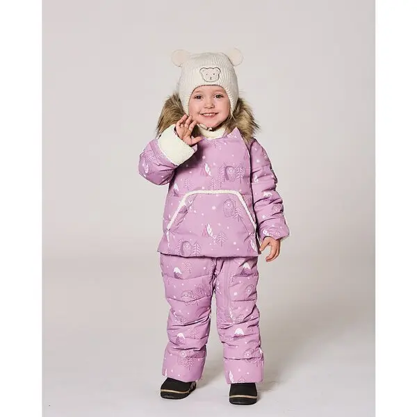 DEUX PAR DEUX Baby Snug Winter Suit - Purple