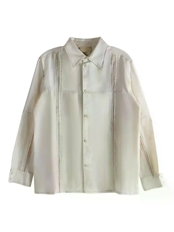 COMMUNS Paneled Seam-detail Shirt