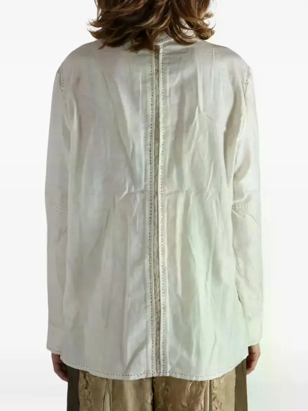 COMMUNS Paneled Seam-detail Shirt