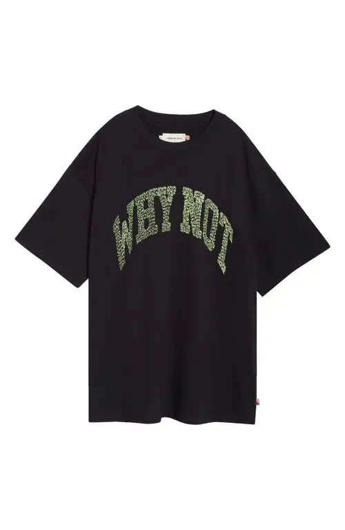 HONOR THE GIFT Why Not Oversize Cotton T-shirt