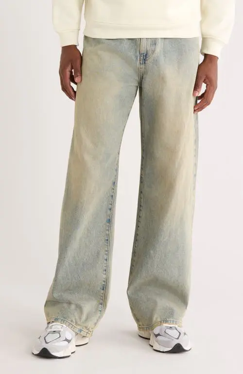 PACSUN Dane Ii Tinted Extreme Baggy Jeans - Light Indigo
