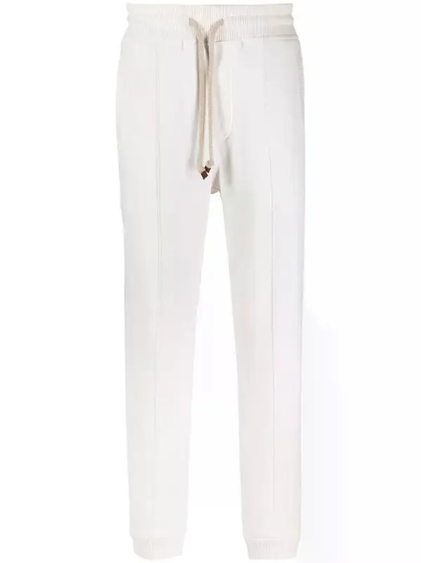 Brunello Cucinelli Drawstring Cotton Track Pants