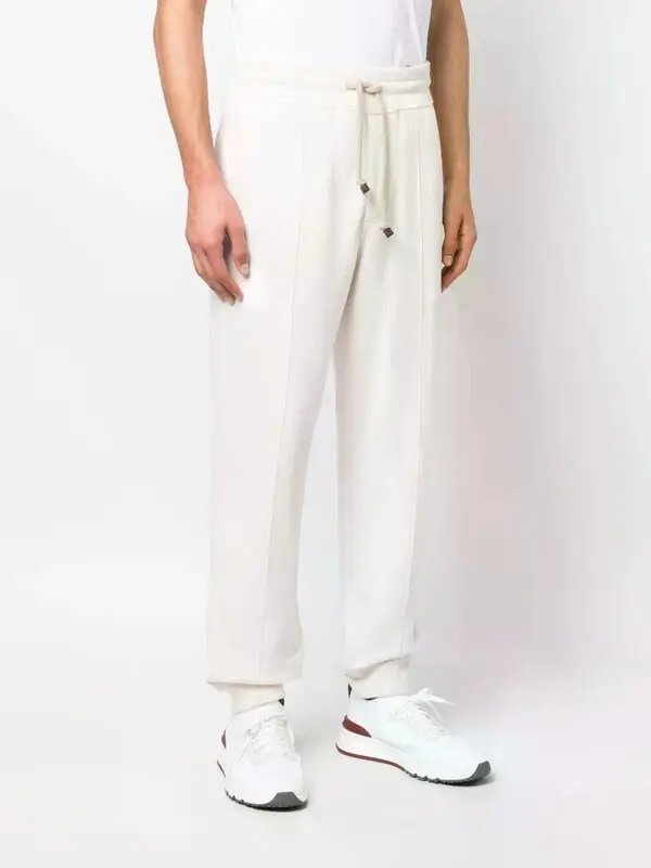 Brunello Cucinelli Drawstring Cotton Track Pants
