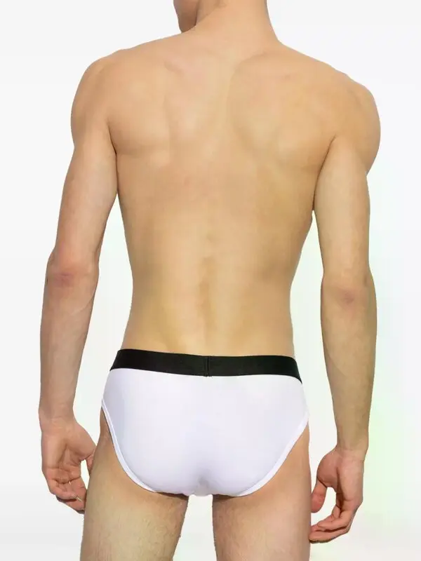 Dsquared2 Logo-waistband Briefs - White
