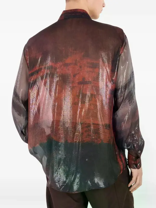 Roberto Cavalli Garment-dyed Effect Shirt