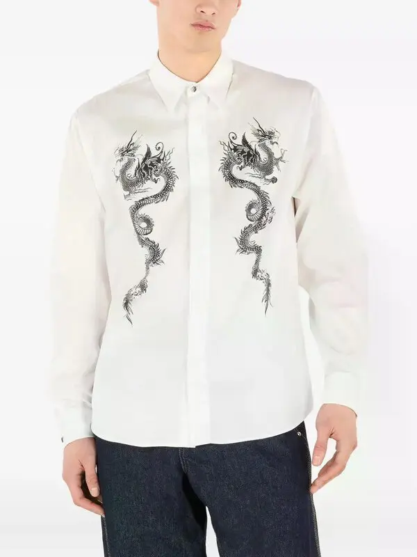 Roberto Cavalli Dragon-print Shirt