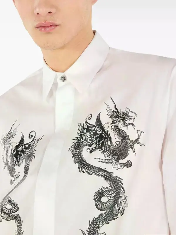 Roberto Cavalli Dragon-print Shirt