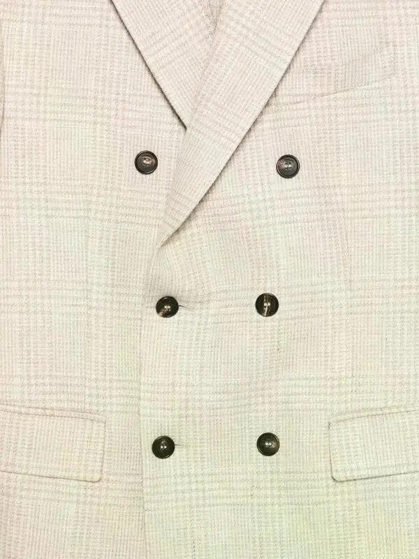 Incotex Checked Double-breasted Blazer
