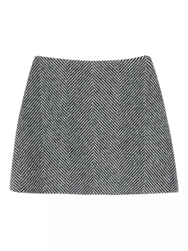Ermanno Scervino Herringbone-pattern Mini Skirt