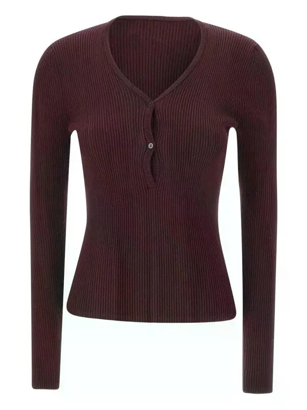 HERSKIND Oscar Ribbed V-neck Sweater