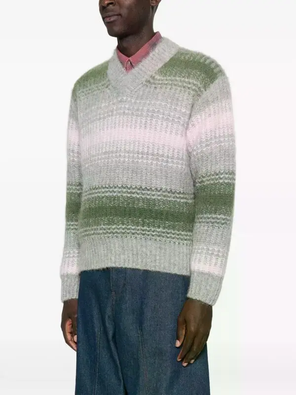 Kenzo Striped V-neck Sweater