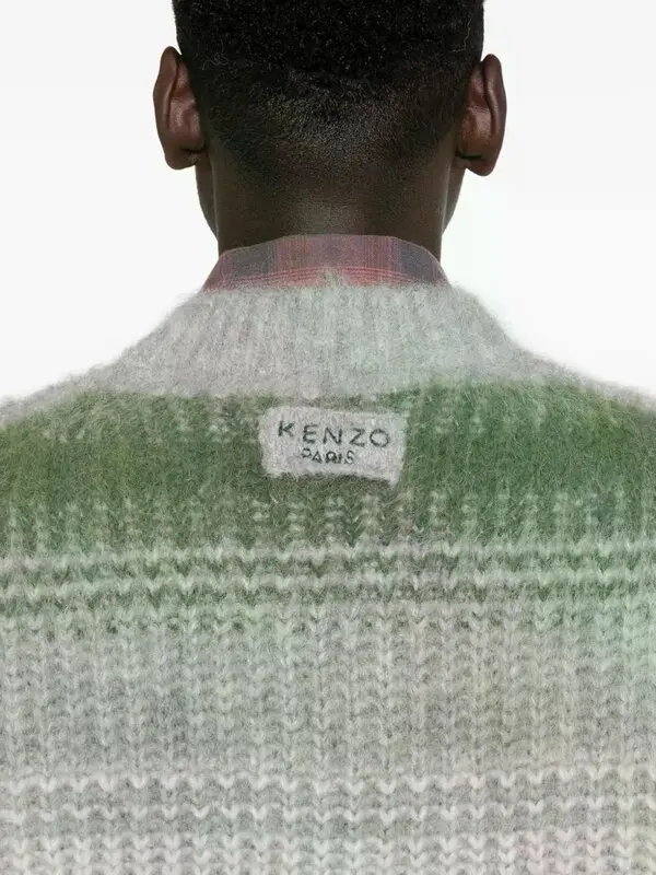 Kenzo Striped V-neck Sweater