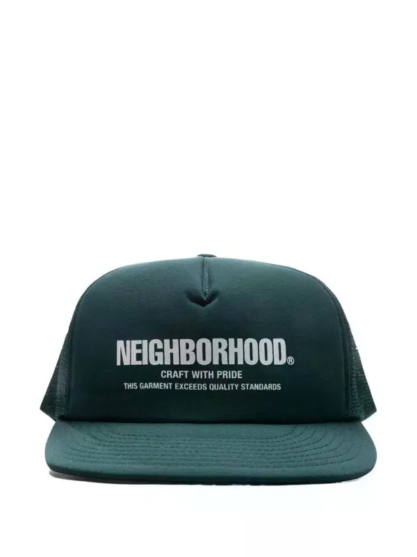 NEIGHBORHOOD Logo-print Trucker Cap - Green