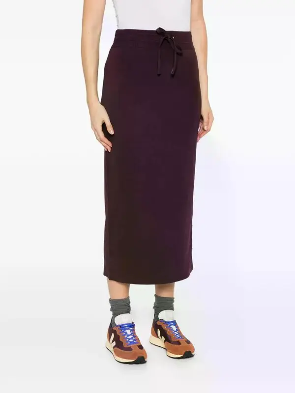 Pinko Side-stripe Midi Skirt