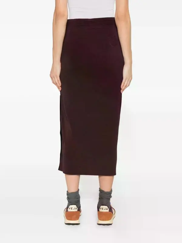 Pinko Side-stripe Midi Skirt