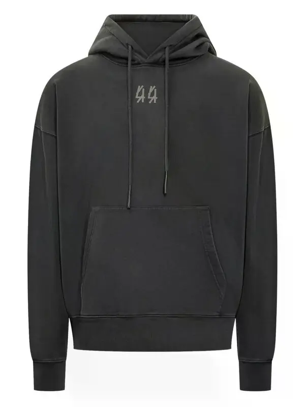 44 LABEL GROUP Logo-print Hoodie - Black